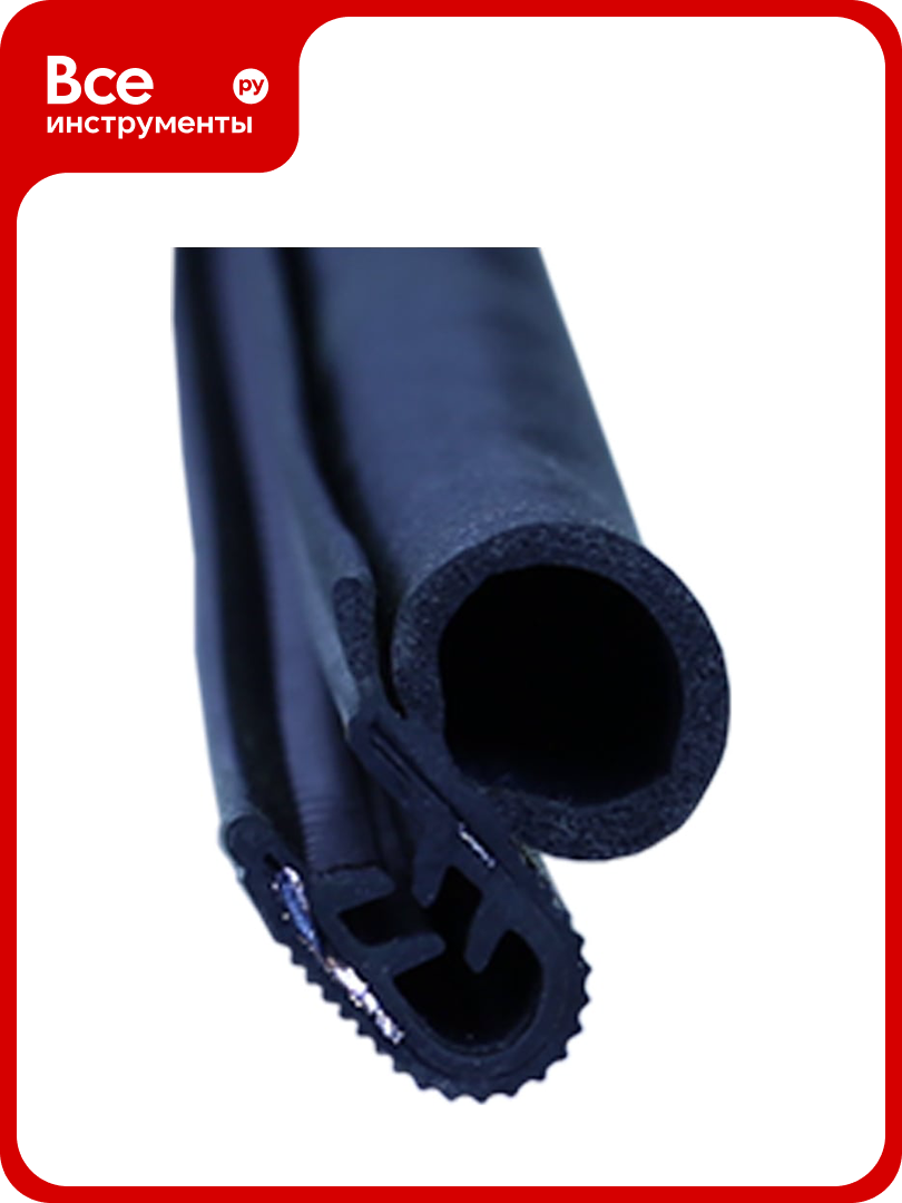 Уплотнитель двери Sonatex ВАЗ-2107 в бухтах 50, для автомобилей семейства ваз-2101 ваз-2107