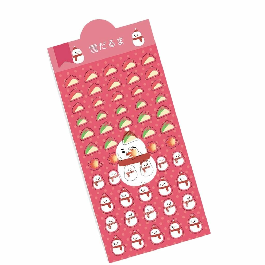 Симпатичная наклейка в стиле деко с клубникой из четырехлистного клевера-flower fire