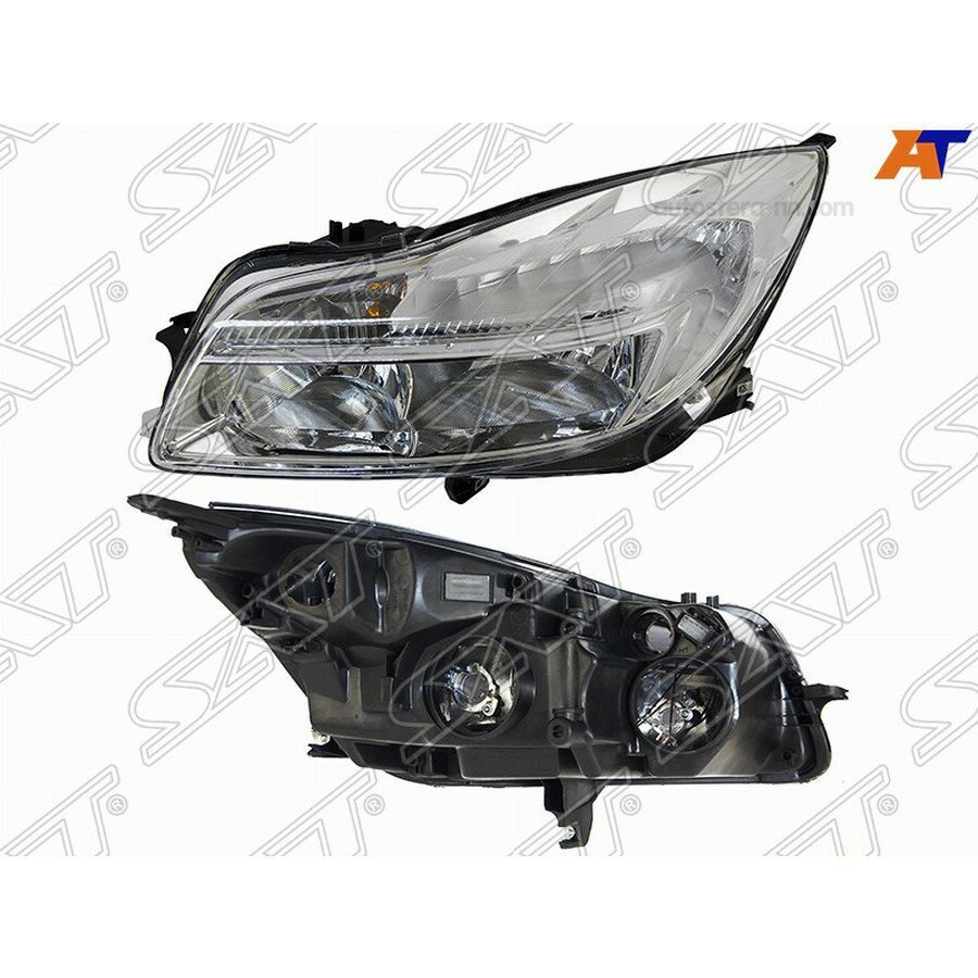 SAT ST4421158L Фара Opel Insignia 08-13 (Слева/ Галоген/ Ручная регулировка)