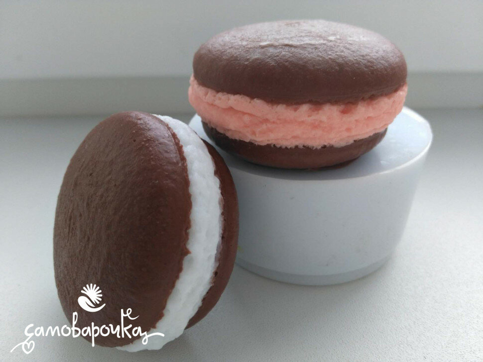 Макарун, cиликоновая форма для мыла, гипса, свечей 3D