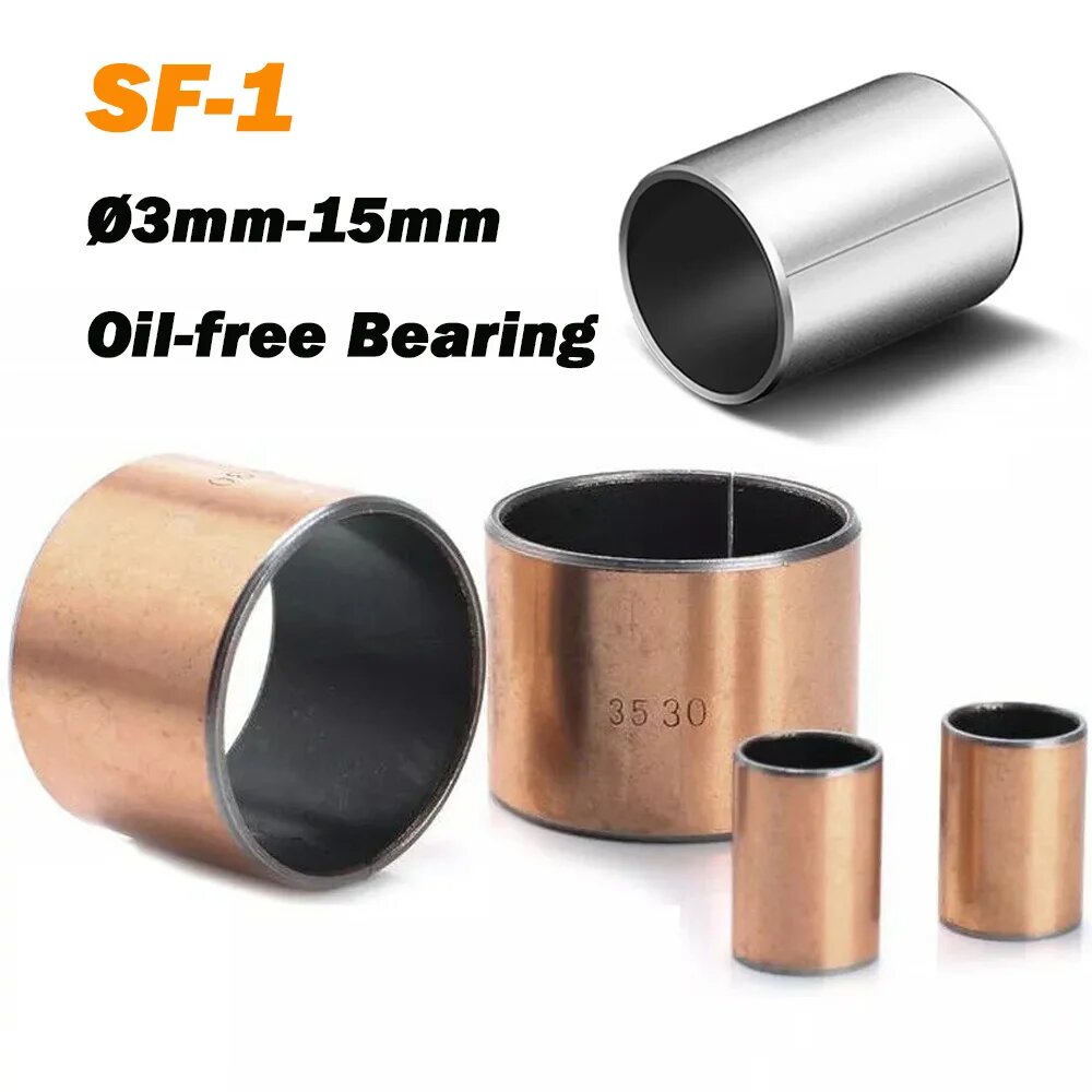 Самосмазывающийся подшипник SF-1 10x12x25mm-2Pcs