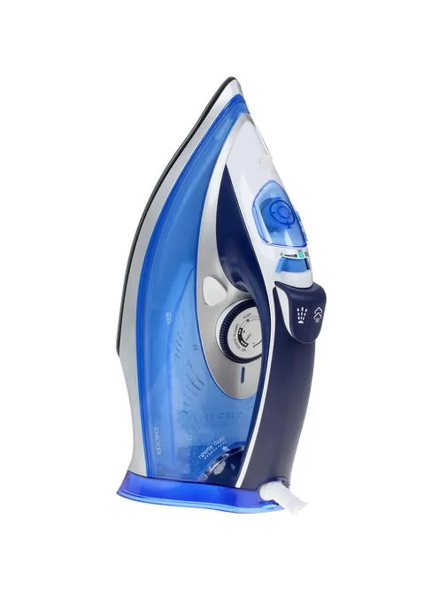 Утюг паровой DEXP CE2600S керамика 2600 Вт защита от накипи, самоочистка, антикапля