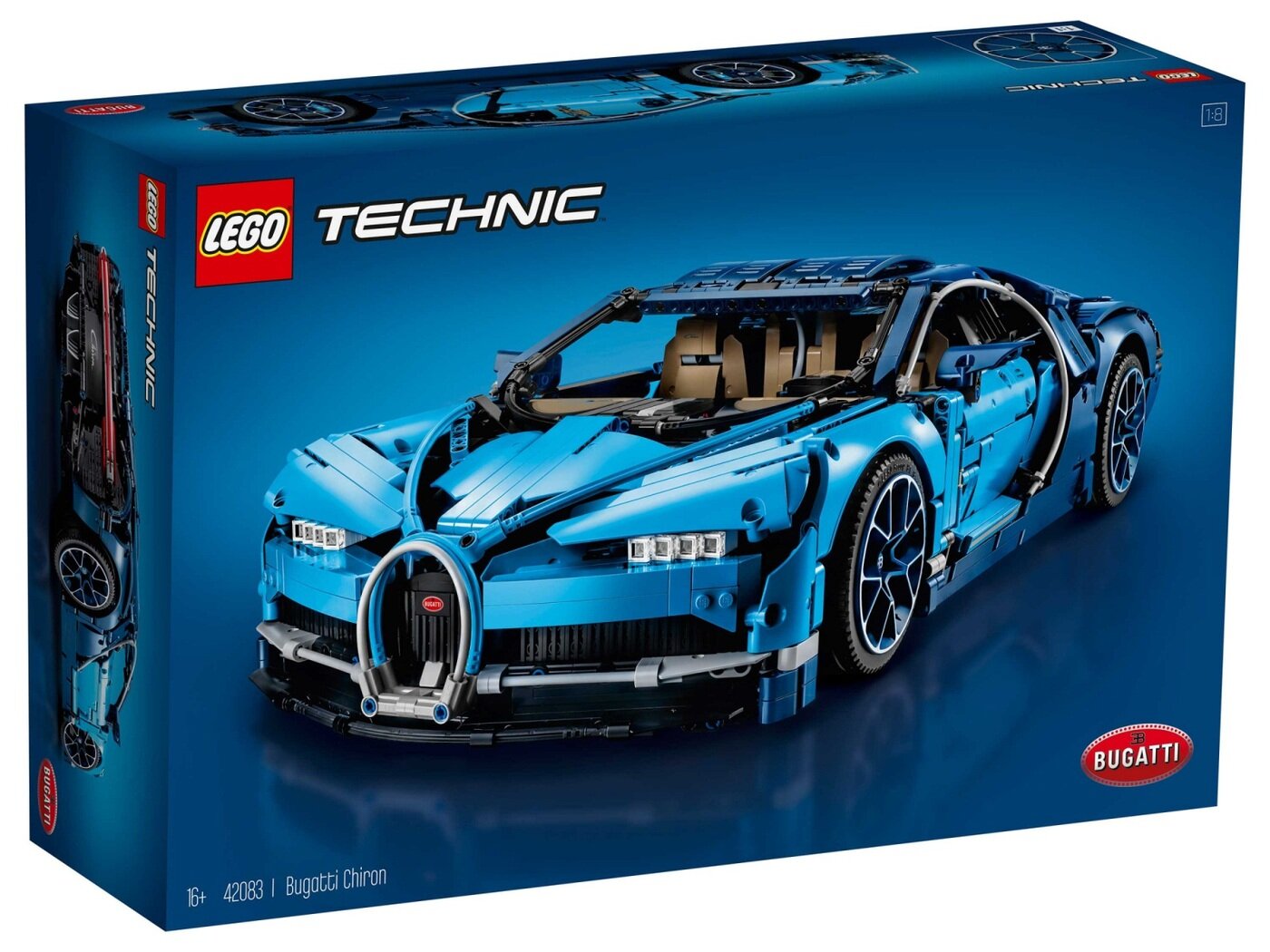 Конструктор LEGO Technic 42083 Бугатти Широн Bugatti Chiron, 3599 дет.