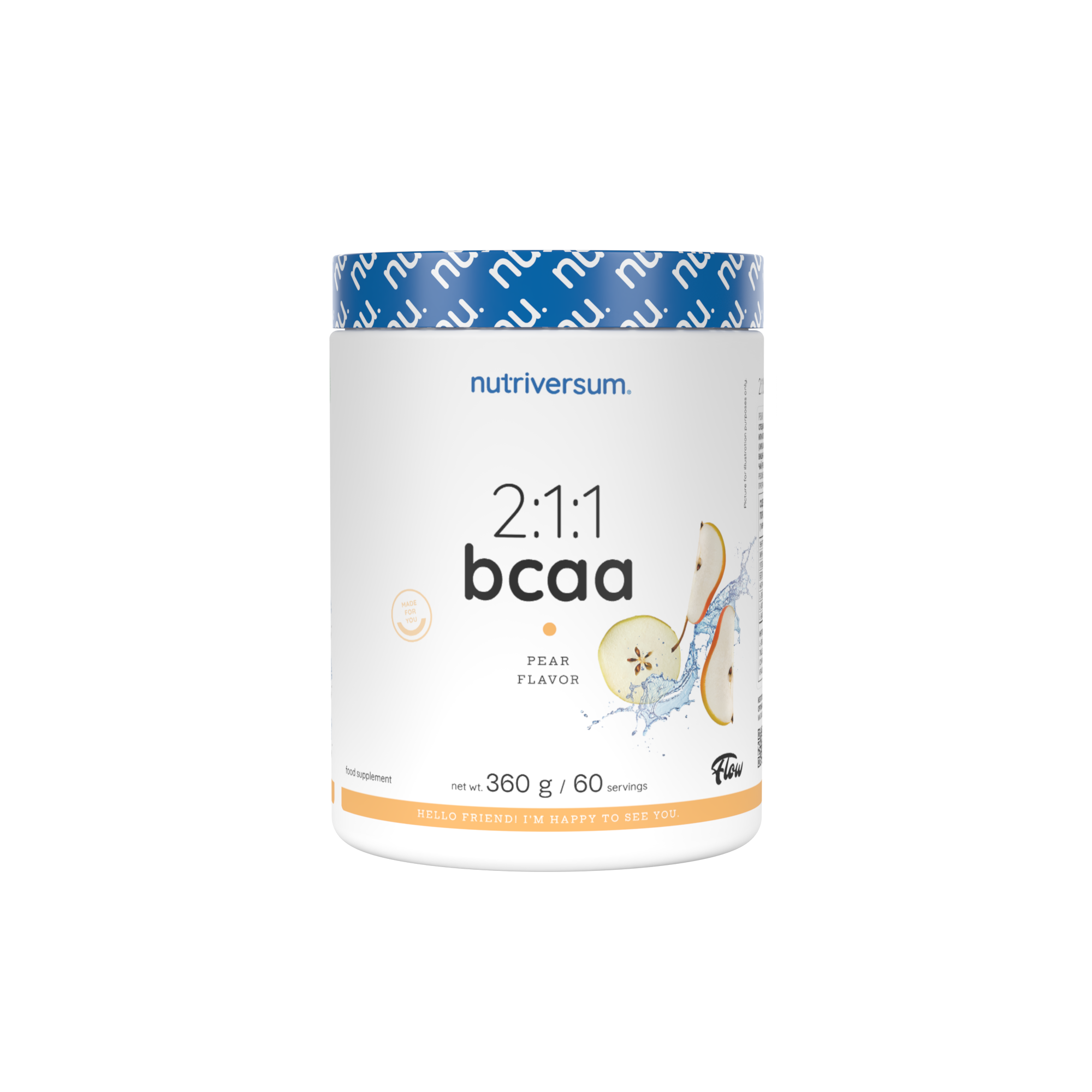 Аминокислоты Нутриверсум БЦАА 2:1:1 (Nutriversum BCAA 2:1:1) со вкусом груши, 360 грамм Название