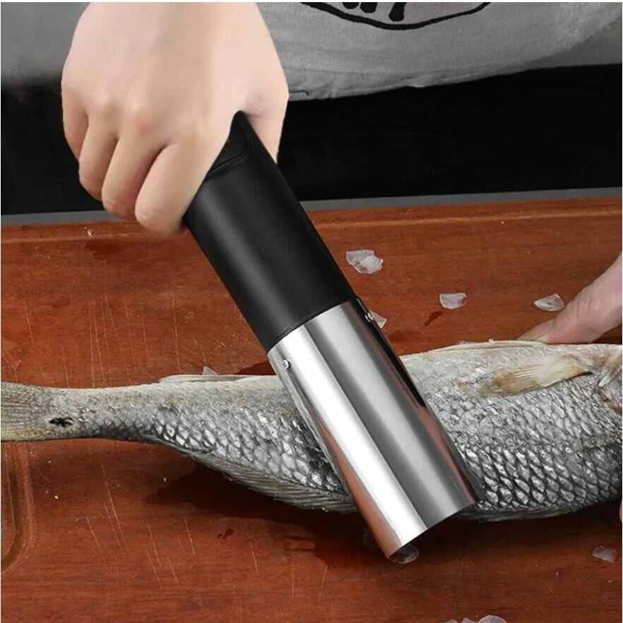 Беспроводная электрическая машина для чешуи рыбы