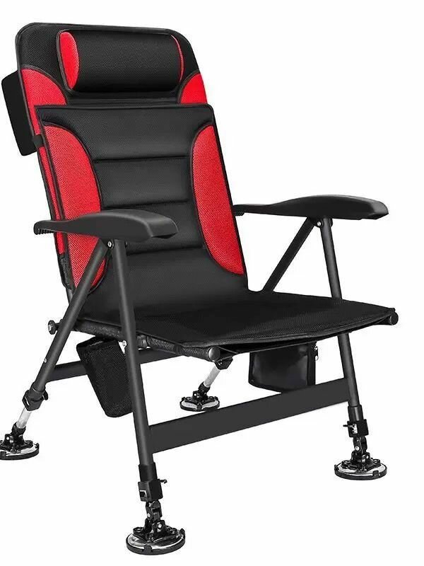 Карповое кресло для рыбалки складное премиум (180 кг, 4.2 кг) Стул для рыбалки, Фидерное, Походное кресло Регулируемое, Чехол