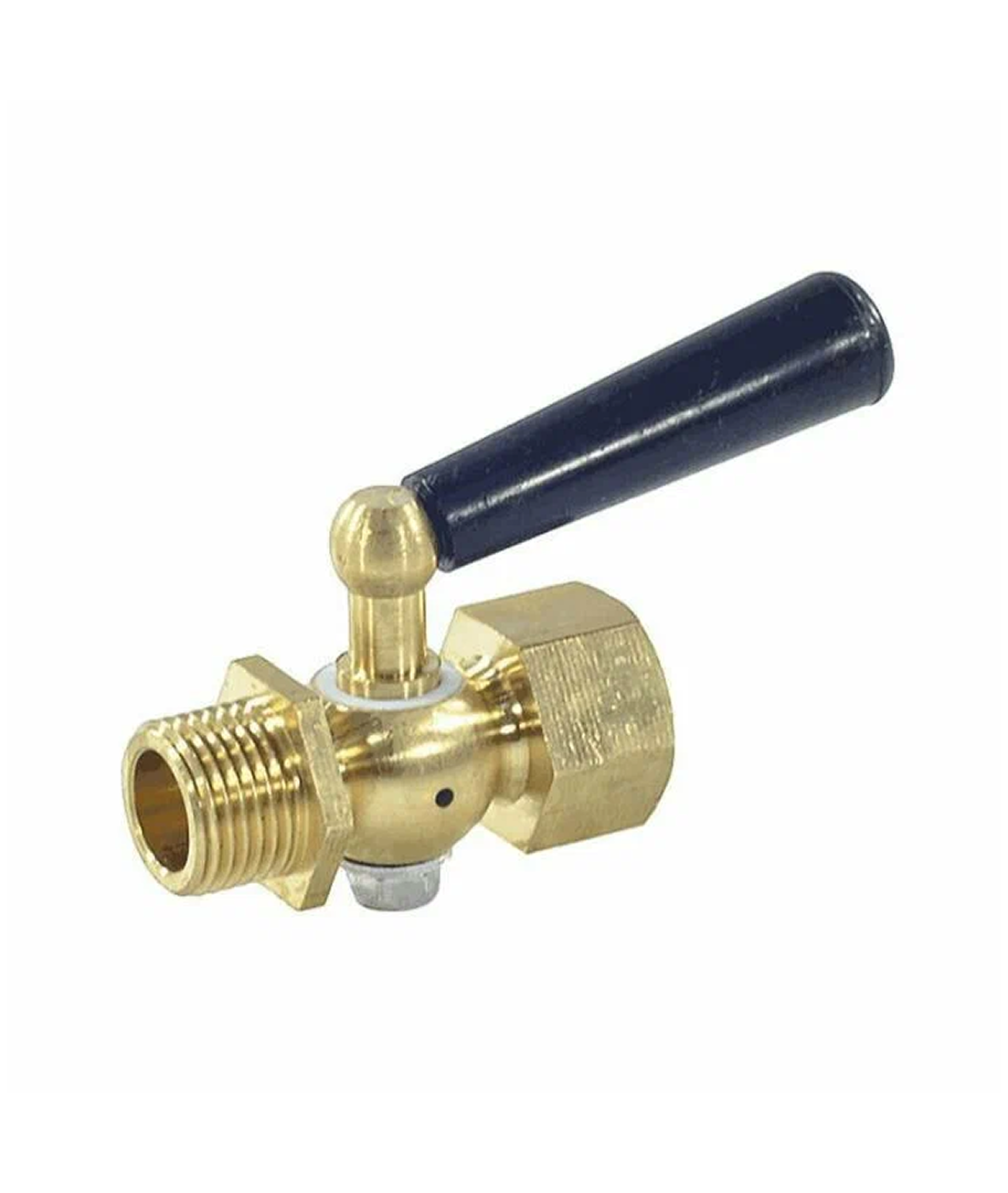 Кран для манометра 3-ходовой латунь Ду 15 Ру25 ВР/НР М20х1,5 с рукояткой без фланца Росма 00000006785