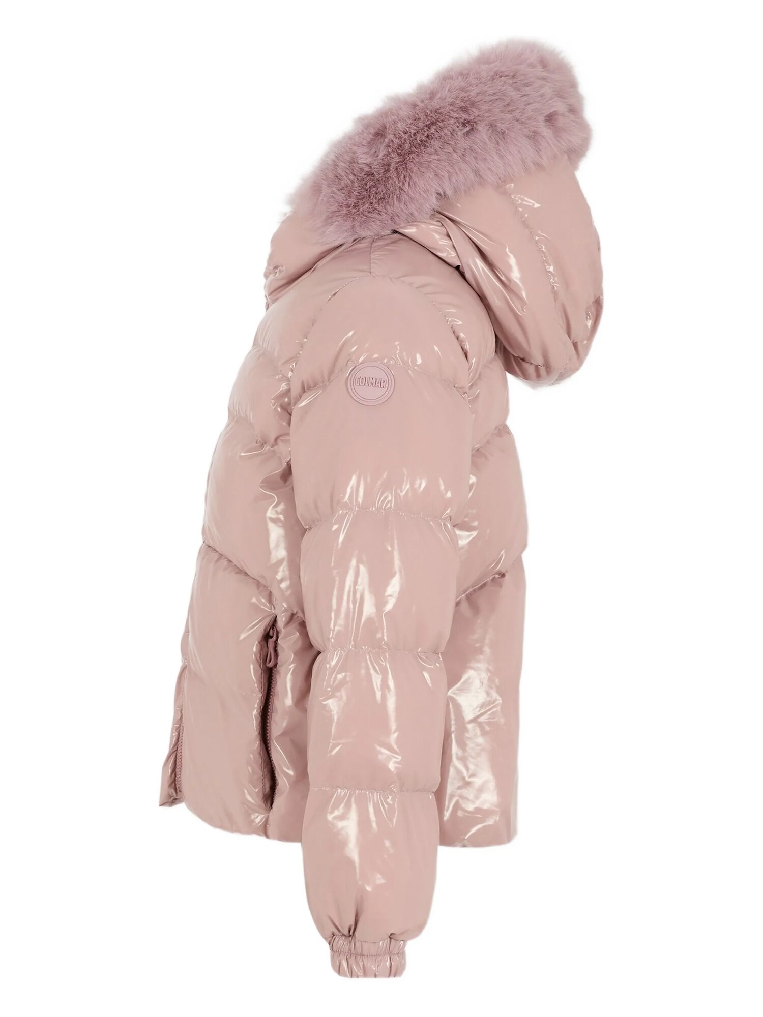 Куртка Colmar Quilted fur-trimmed jacket, размер 14 лет, coral pink — фото 1