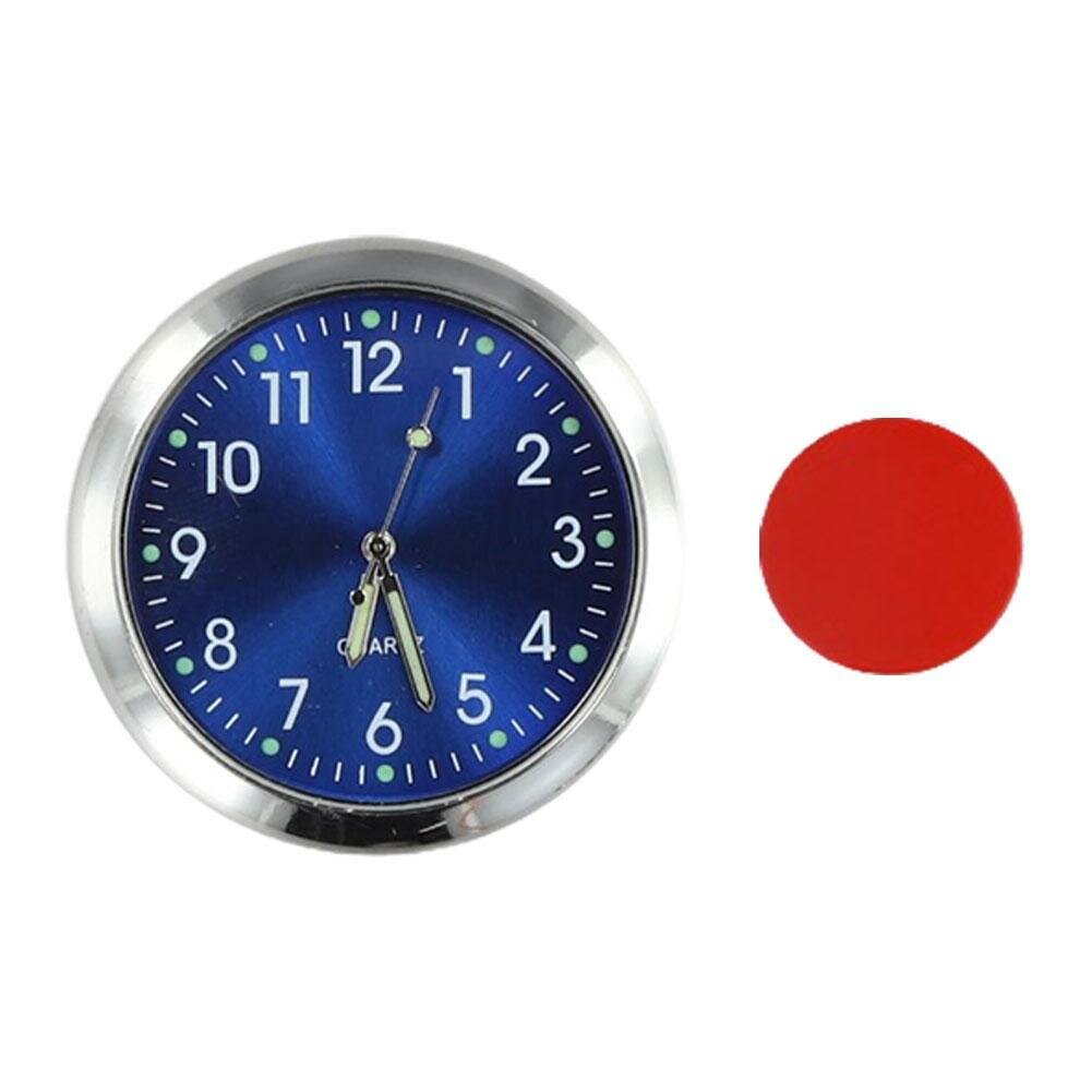 Мини-часы, автомобильные светящиеся металлические часы, электронные часы, водонепроницаемые часы для велосипеда, мотоцикла, часы на приборной панели автомобиля