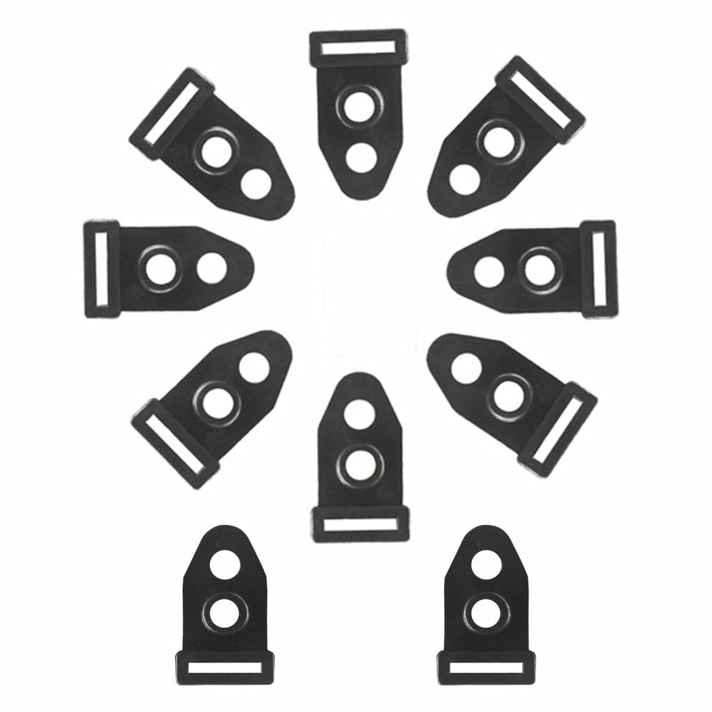 10 шт. Аксессуары для крепления палатки, зажимы для стоек