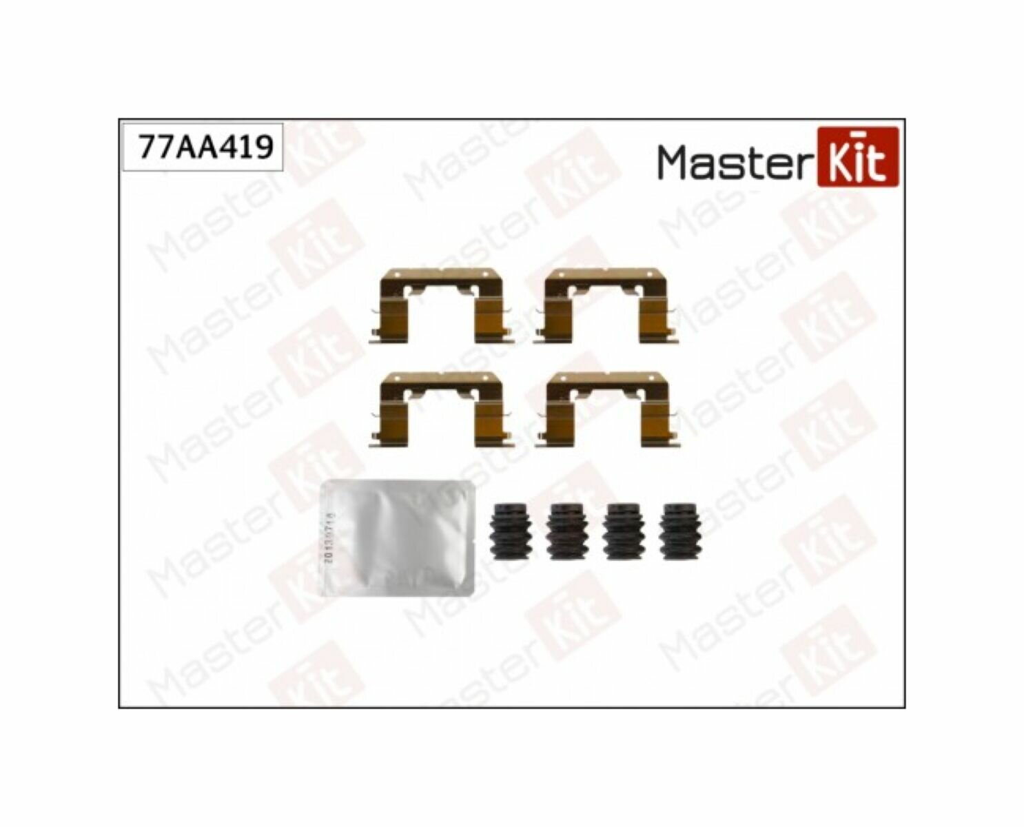 Комплект Установочный Тормозных Колодок Kia Optima 2010 -(Masterkit 77Aa419)