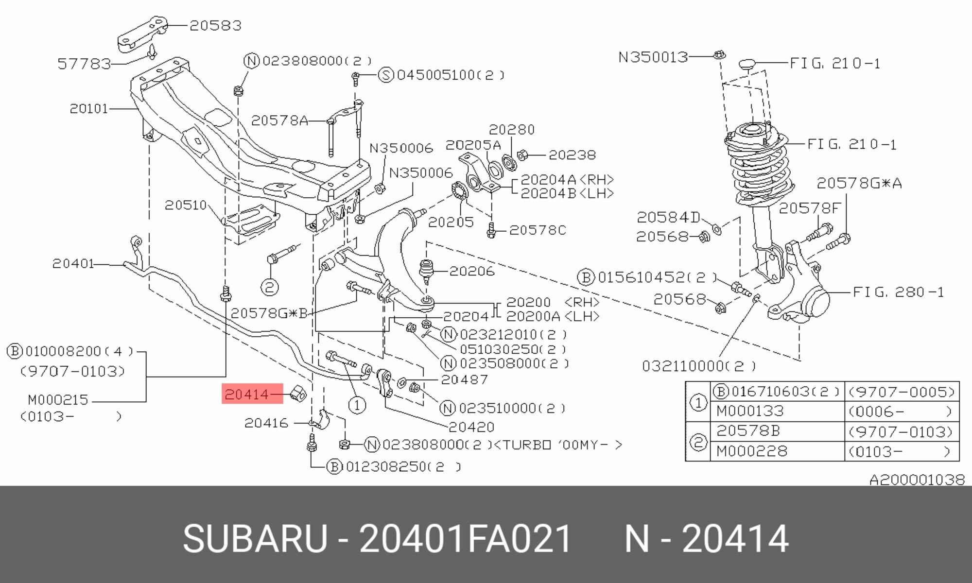 Втулка Стабилизатора Переднего [Org](Subaru 20401Fa021)