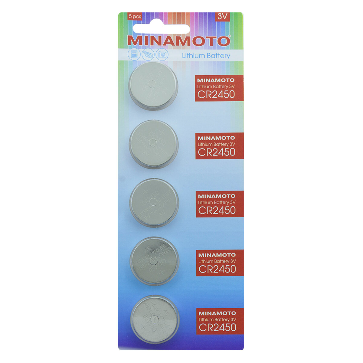 Батарейка MINAMOTO CR2450/5BL