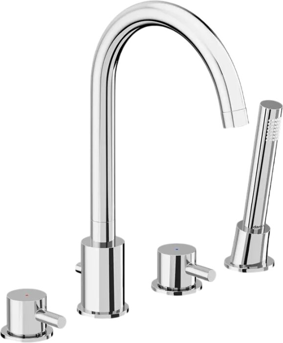 Смеситель на борт ванны Damixa Scandinavian Pure 360400000 хром