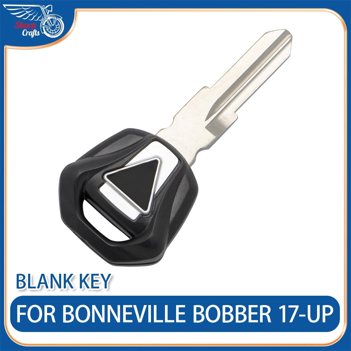 Замена пустого ключа для мотоцикла, необрезанное лезвие, эмбрион для Triumph Bonneville Bobber T100 T120 T800 T900 Tiger 2017-2022