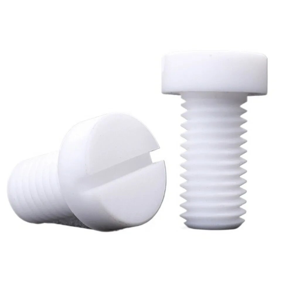 M3/4/5/6/8 x 6-80 мм Длина птфэ, винты с шлицевой головкой, высокая термостойкость, коррозионная стойкость