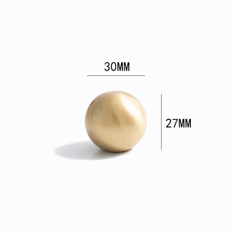 Золотые ручки для шкафа 30 x 27mm C-1333-30