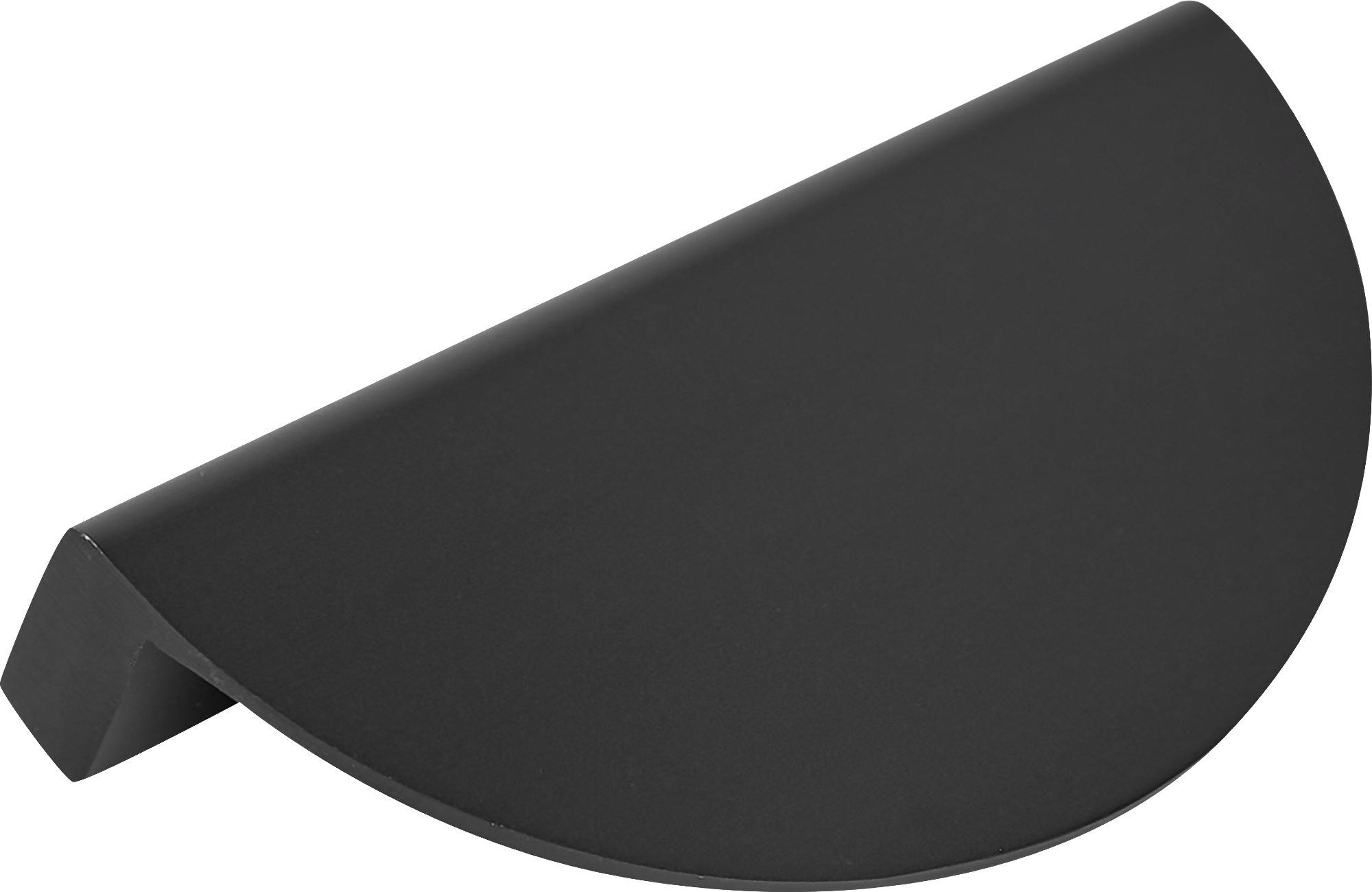 Мебельная ручка-профиль матовый черный 95 мм