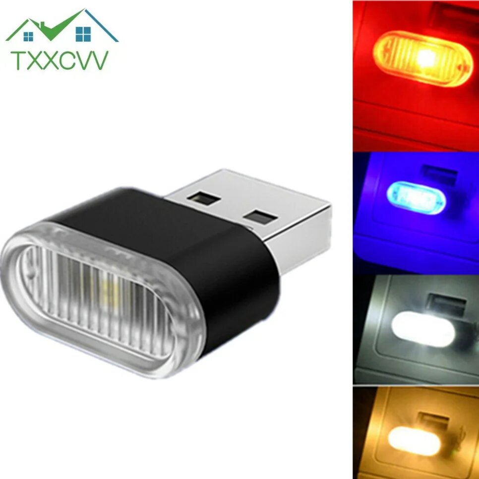 USB Атмосферная лампа TxxCvv синяя