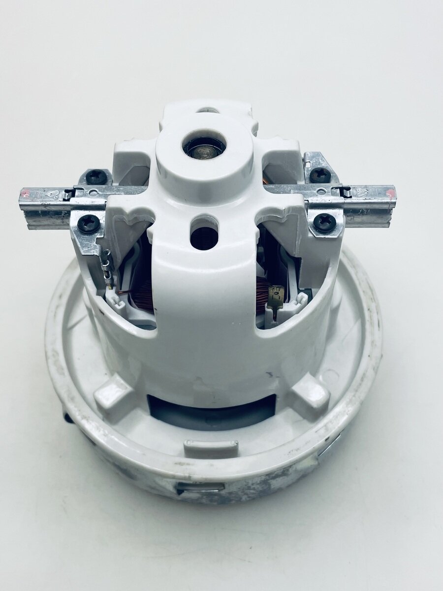 Двигатель для пылесоса (универсальный) Ametek, мощность 1450W, общая высота - 132 мм, нижний диаметр - 129 мм, верхний диаметр - 28 мм, высота турбины - 33 мм, арт. MT35-1450