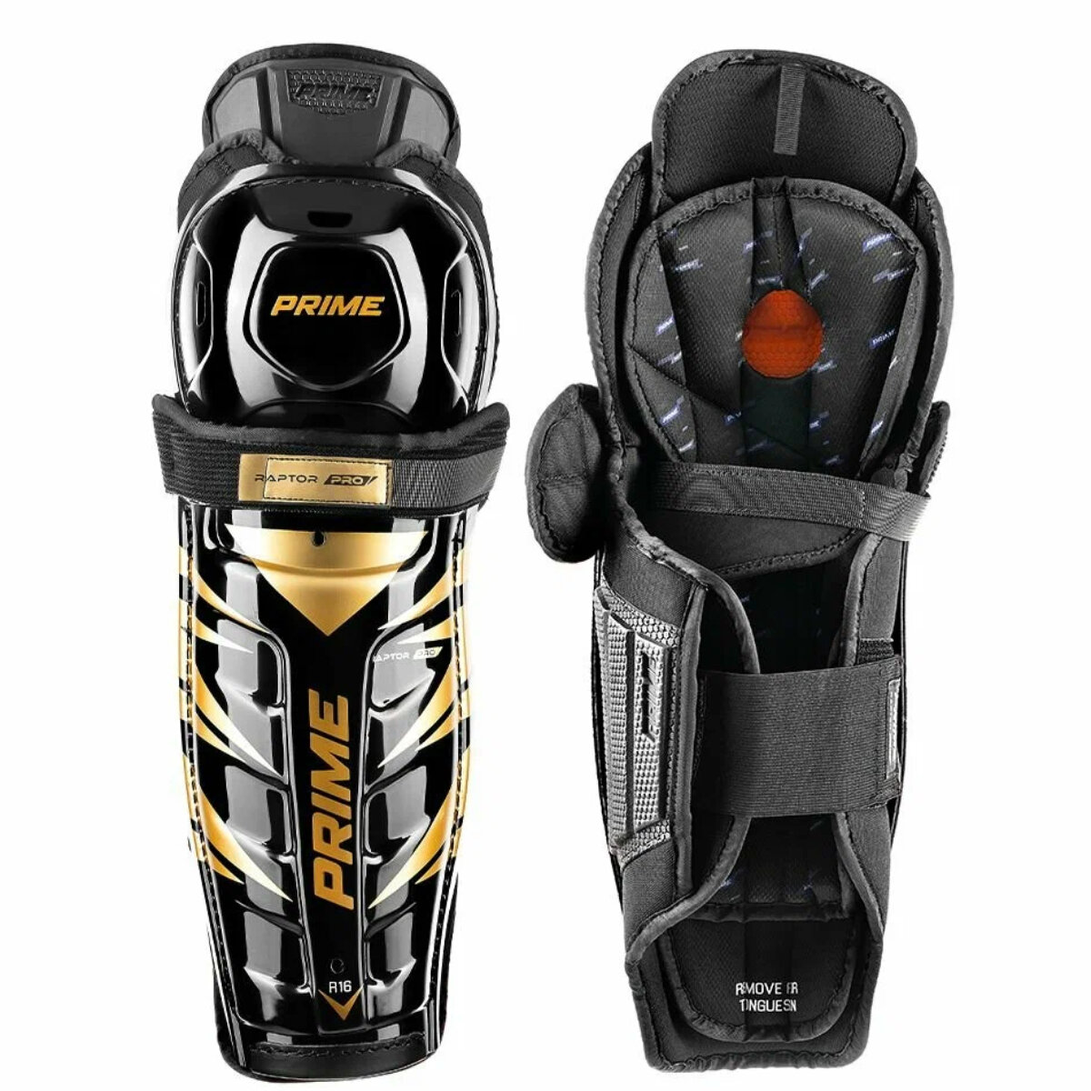 Щитки хоккейные полевого игрока Prime Raptor Pro SR (14" (165-175 см))