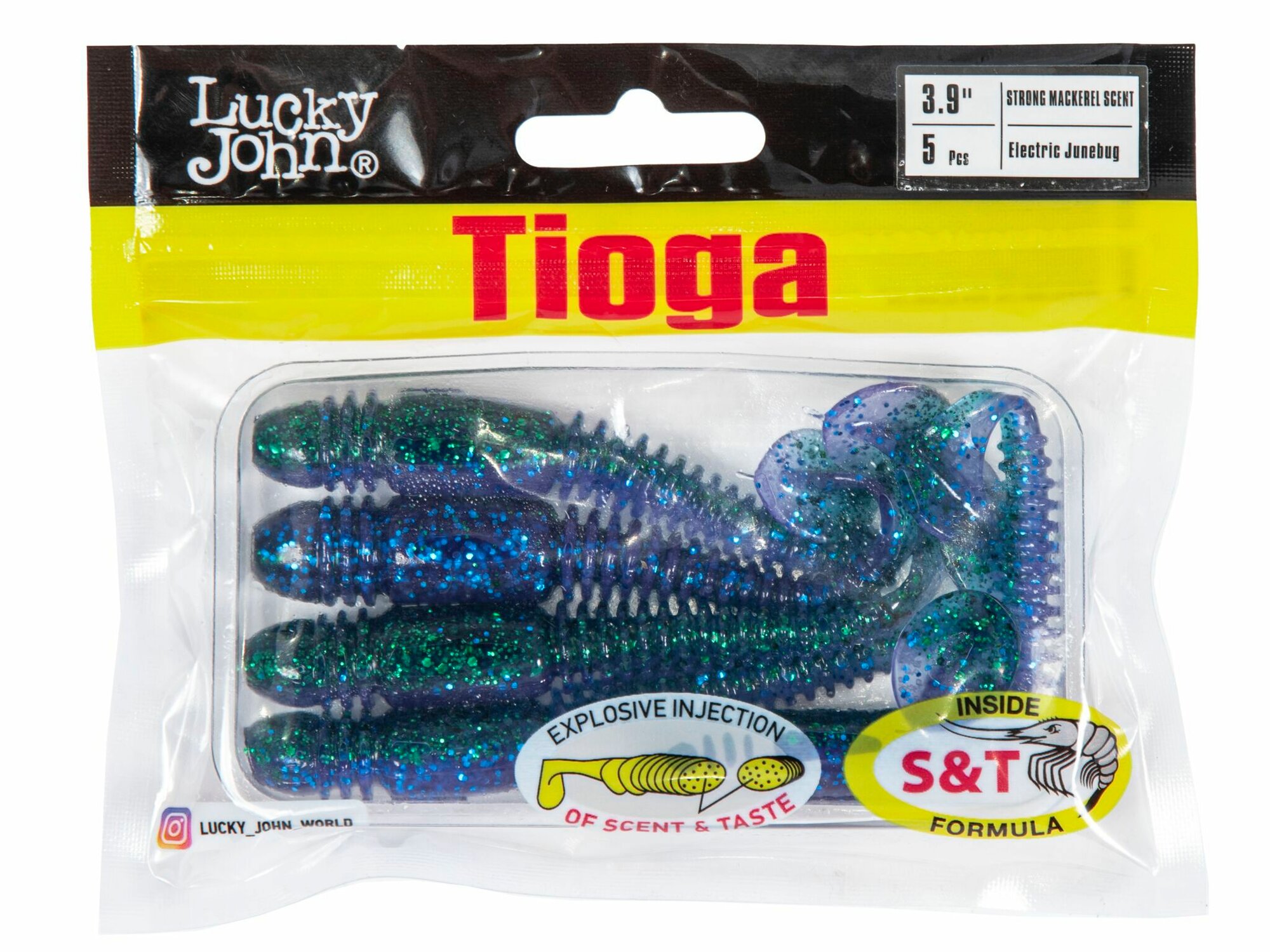 Виброхвосты "съедобные" Lucky John Pro Series TIOGA 3.9in (10 см), цвет Z13, 5 шт. / силиконовые приманки для рыбалки