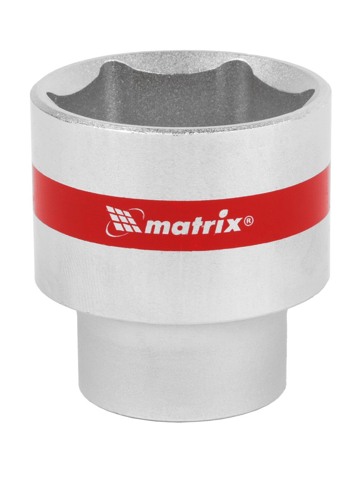 Головка торцевая Matrix 32 мм, 6-гранная, CrV, под квадрат 1/2", хромированная 13132