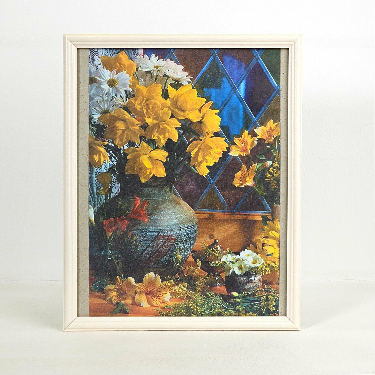 Фоторамка 24x30, дерево/стекло, белый (804100) узкий профиль 15 мм