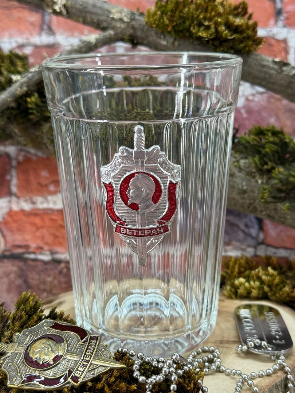 Стакан граненый ветеран ВЧК КГБ ФСБ