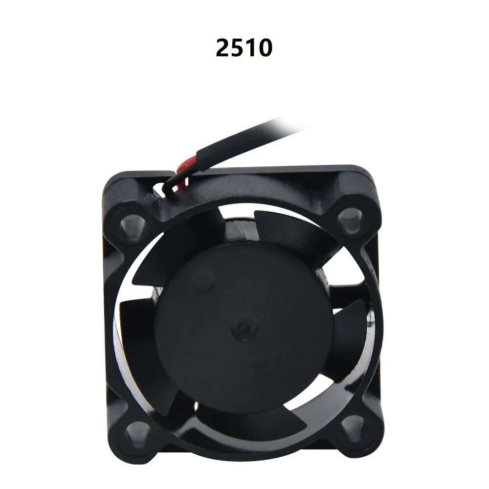 Осевой вентилятор 2510 с двойным шарикоподшипником для CR-10 SE / Ender3 V3 SE Mini 2510, охлаждающий вентилятор, бесщеточный, 24 В постоянного тока, детали 3D-принтера