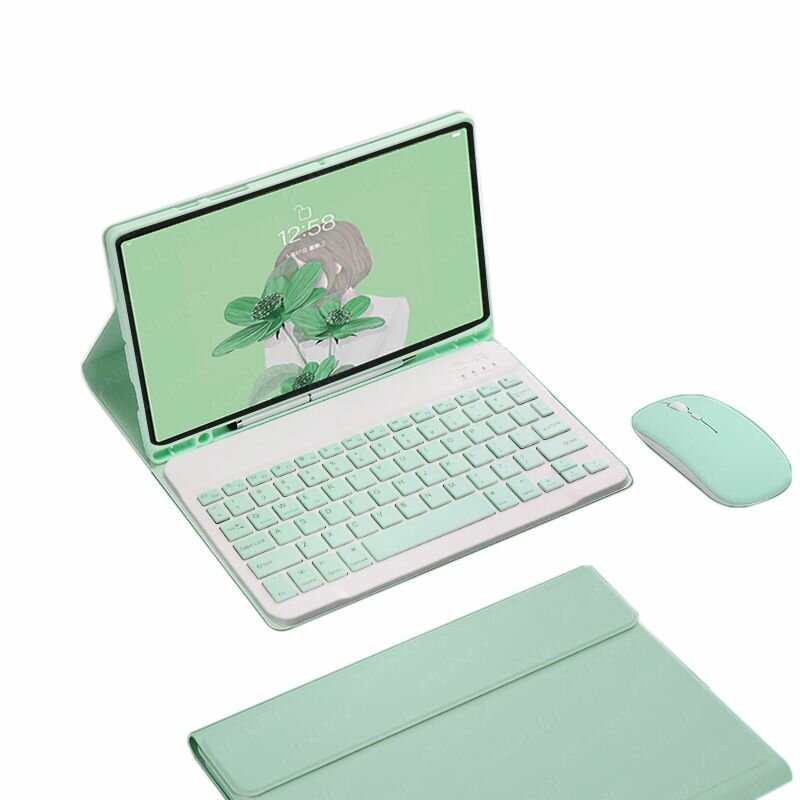 Чехол с клавиатурой для Samsung Galaxy Tab A8 10.5 дюйма 2021 (модель: SM-X200/SM-X205) С Мыши