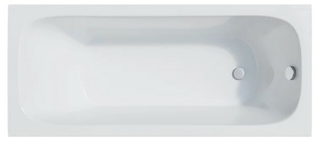 Акриловая ванна Corpa Nera Botticelli CN05055WH 160x70 см, пристенная, белая