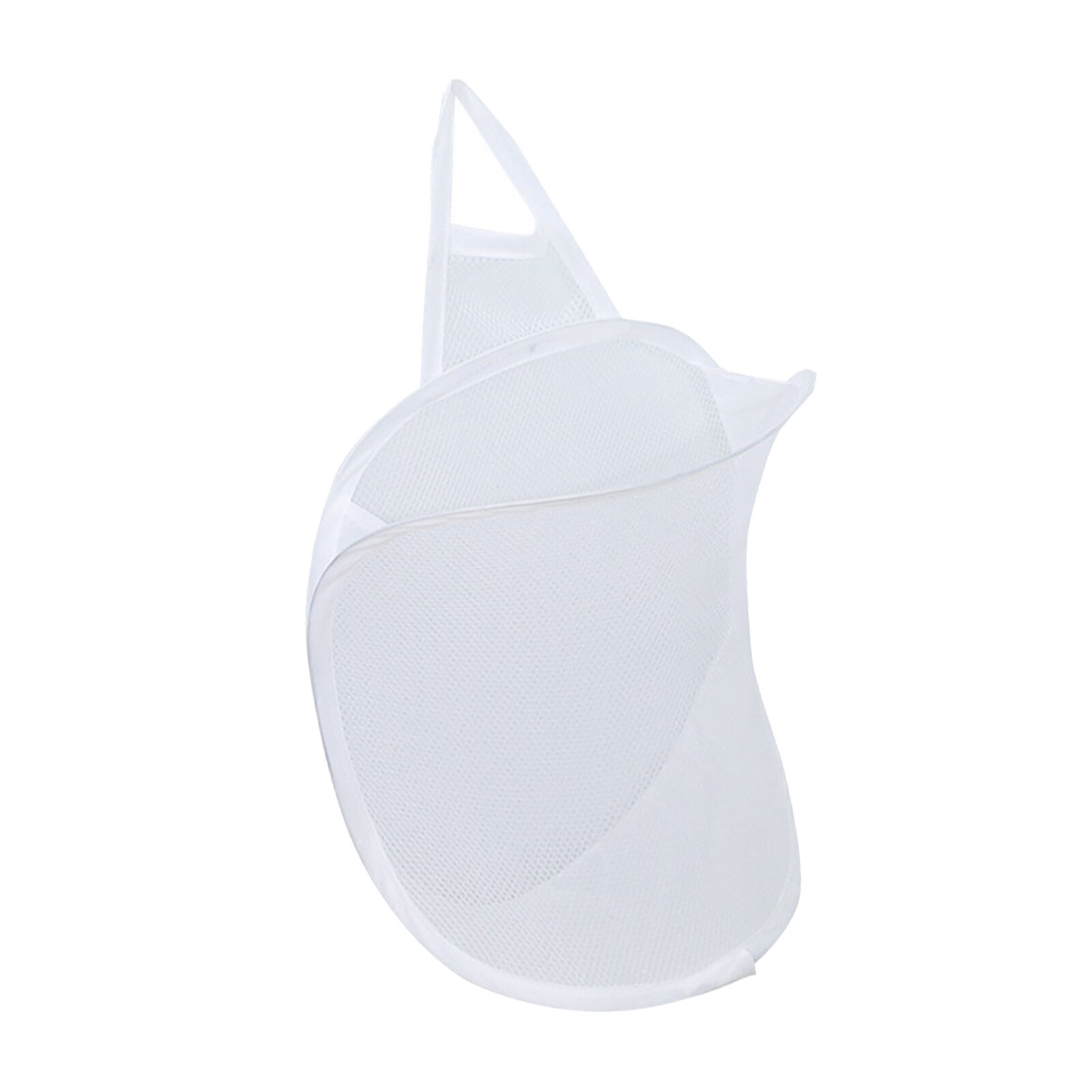 Подвесная корзина для белья Складная компактная настенная подвесная корзина для белья для ванной комнаты белого цвета