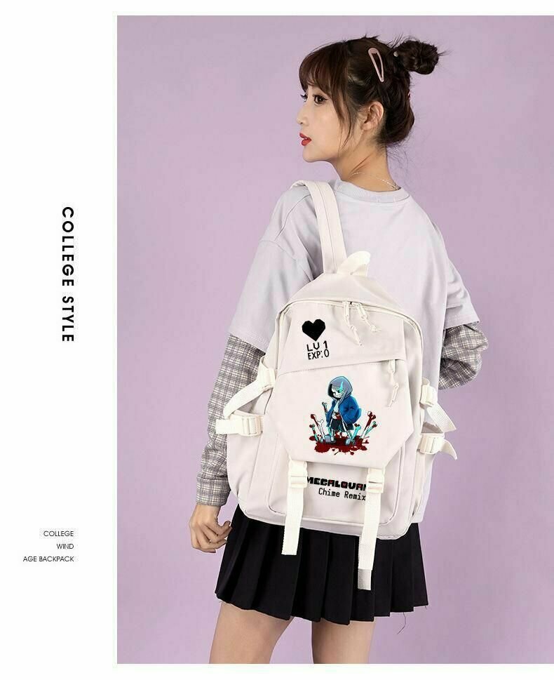 Школьный ранец Undertale sans для студентов, рюкзак anime ins большой емкости