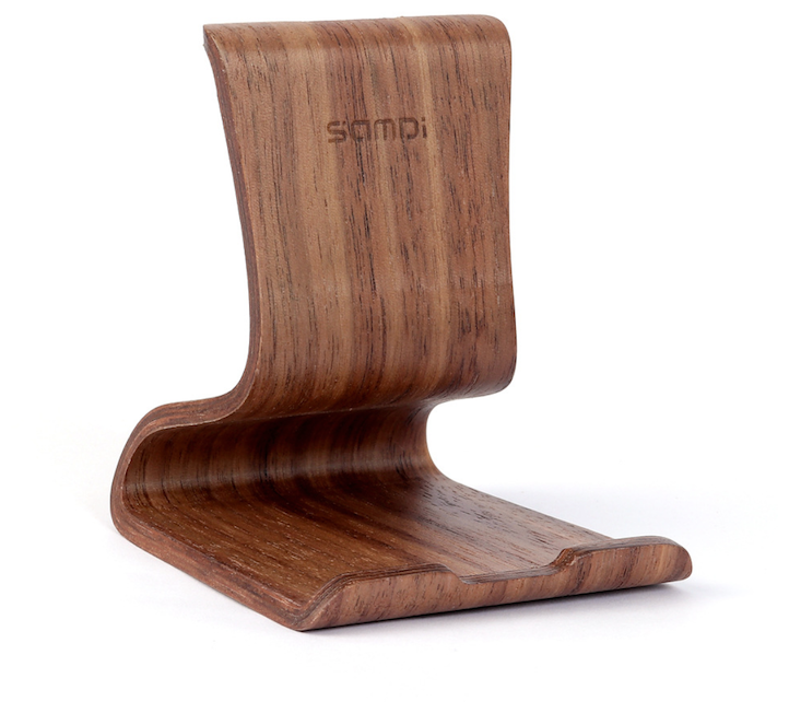 Настольная деревянная лёгкая подставка MyPads для всех видов телефонов и планшетов до 8 дюймов из прочного дерева