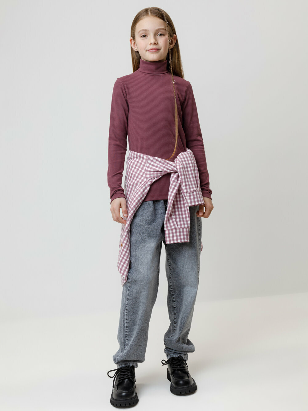 Водолазка КР 302886/бордовый 1411 к653