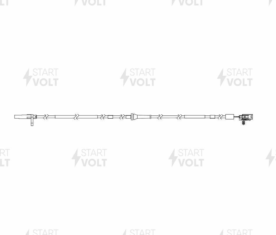 Датчик ABS задний левый STARTVOLT VS-ABS 1008