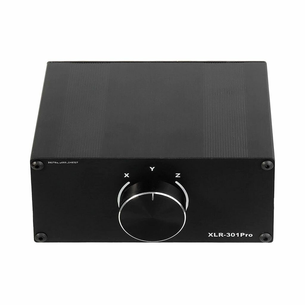 Пассивный коммутатор XLR аудио 3 входа 1 выход / 1 вход 3 выхода сбалансированный конвертер, - 3 женщины и 1 мужчина