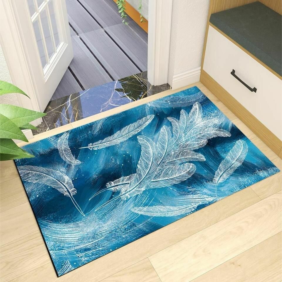 Коврик 50*80 см, с перьями