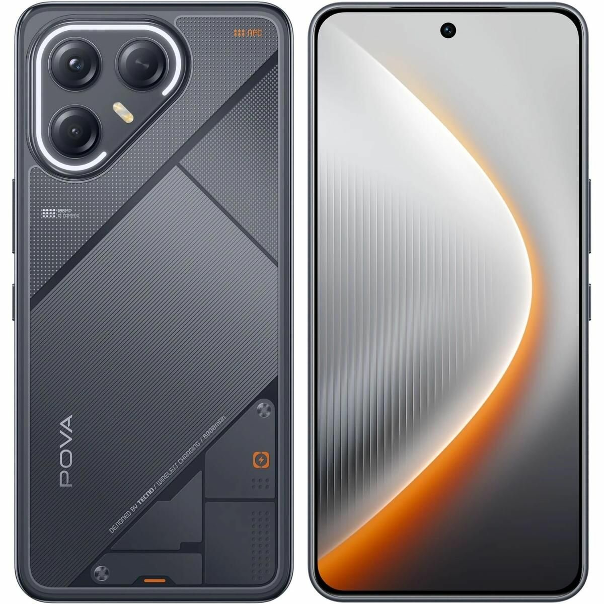 Смартфон Tecno Pova 7 Ultra 5G 8+256Gb черный