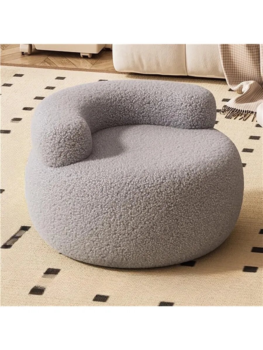 Круглый стул с откидной спинкой