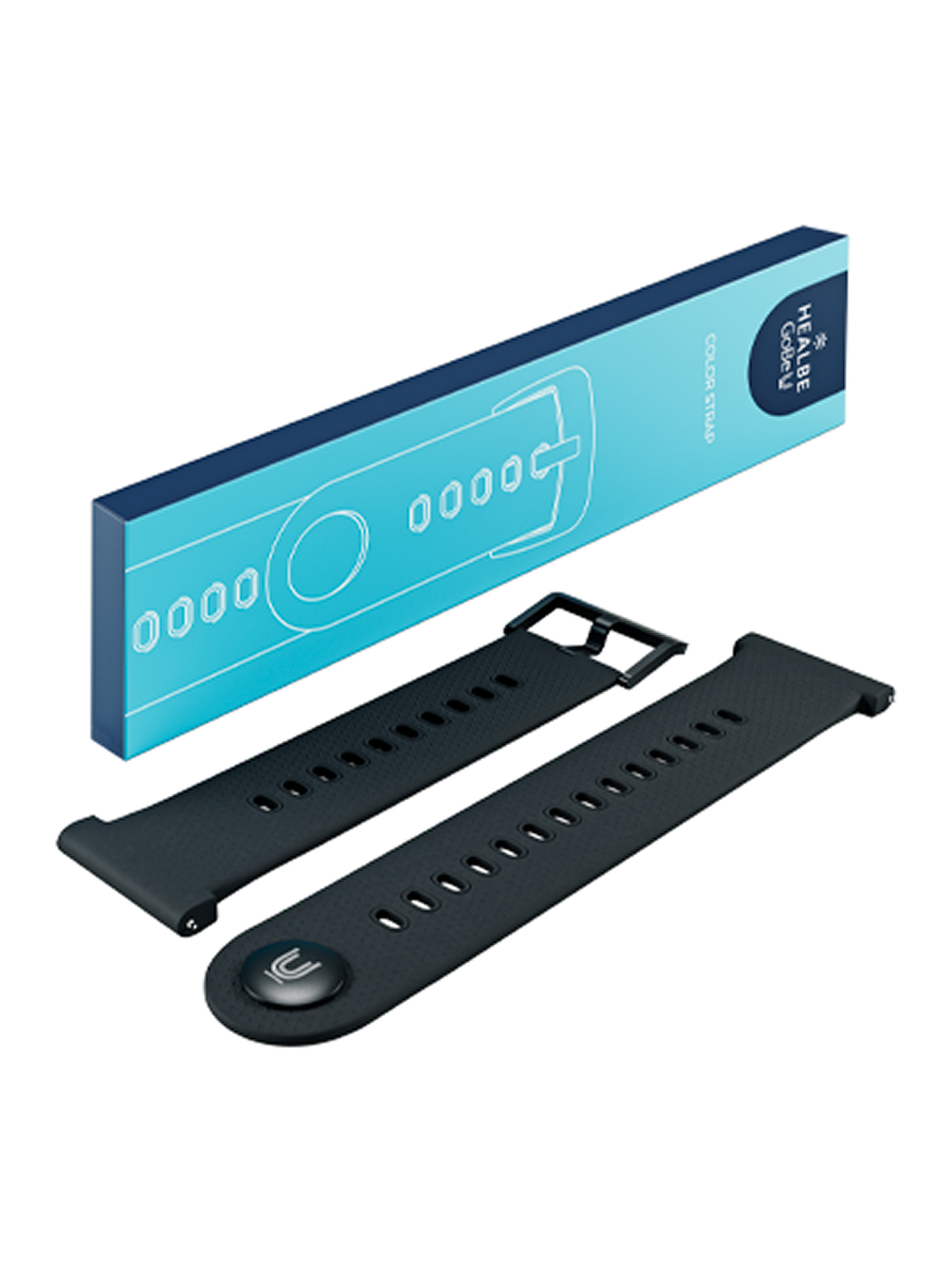 Сменный ремешок для умного браслета HEALBE GoBe U, черный