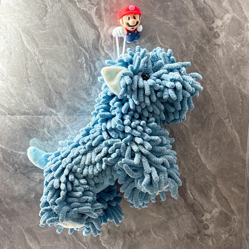 <Подвесное милое мультяшное полотенце для рук> Синель, супервпитывающий, полотенце