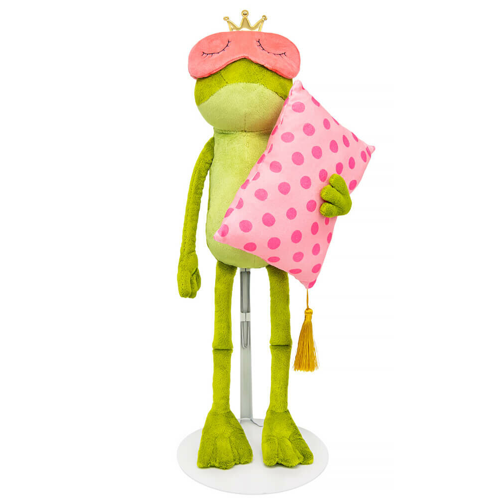 Игрушка мягкая BUDI BASA Мы — Кваковские "Лягушка Джейн Кваковская с аксессуар. для сна", размер 24 см