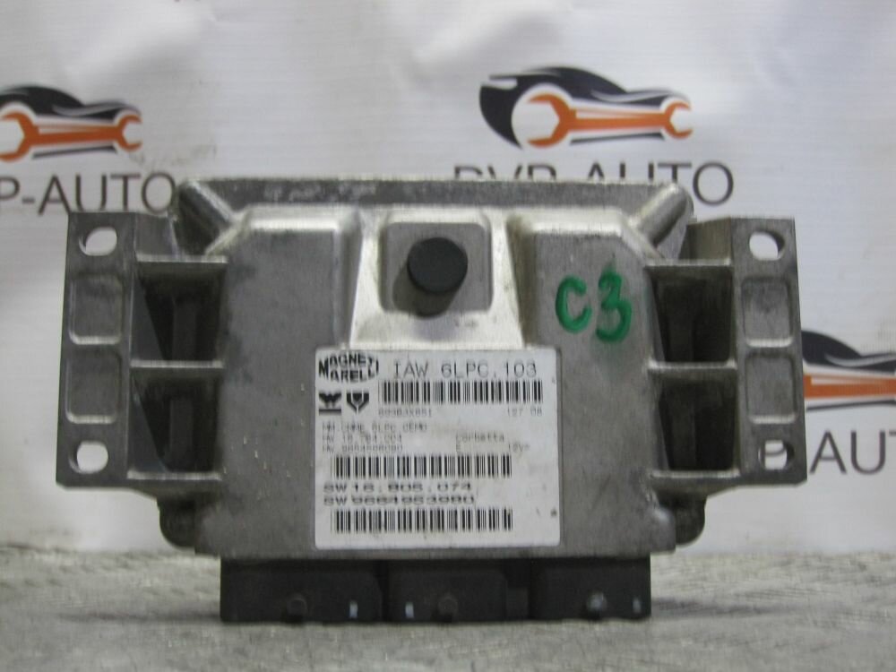 Блок управления двигателем Citroen C3 2002-2009 9664953980