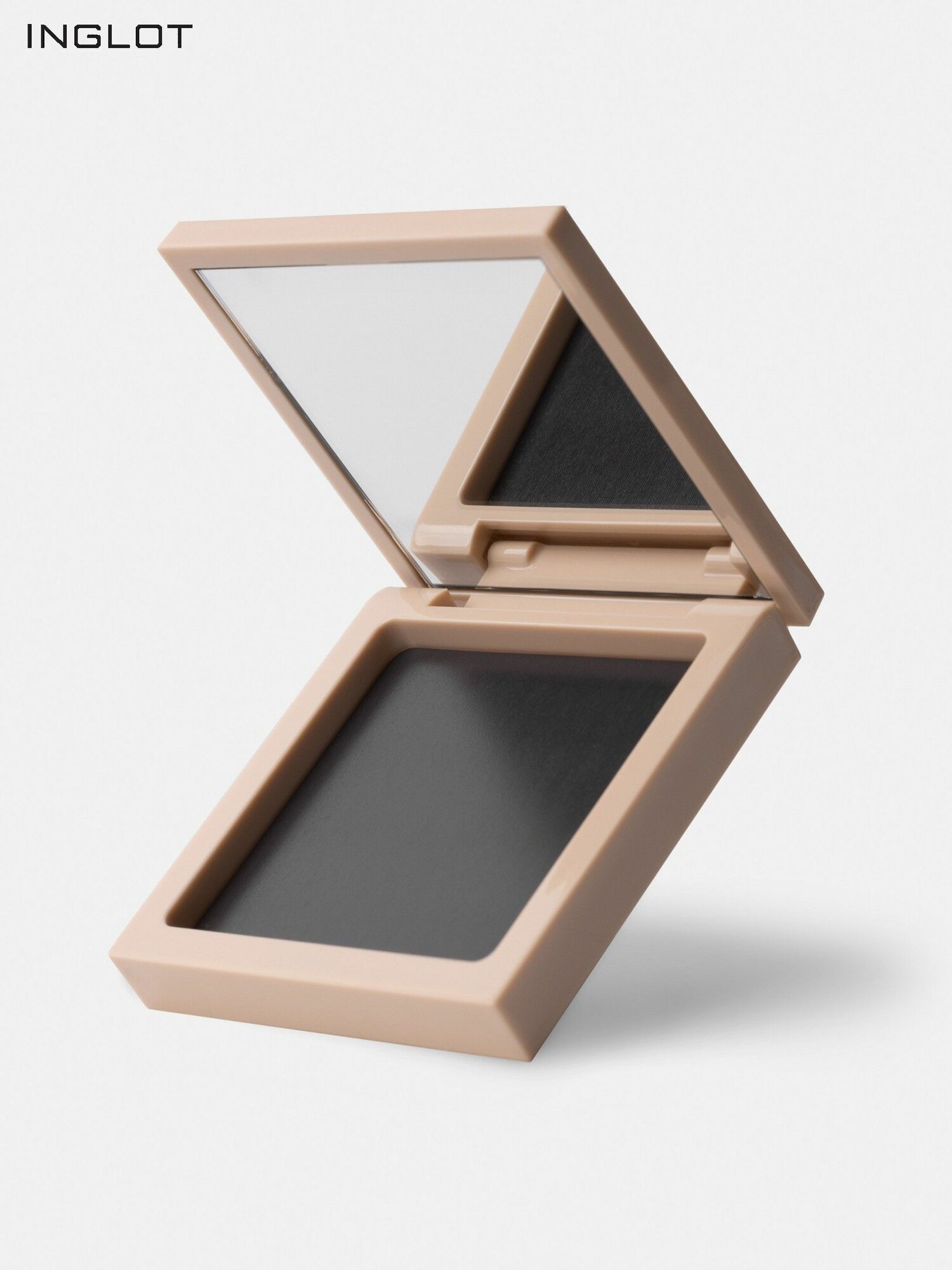 Палитра для теней с зеркалом Inglot FREEDOM SYSTEM FLEXI, 4 оттенка, с зеркалом, бежевая