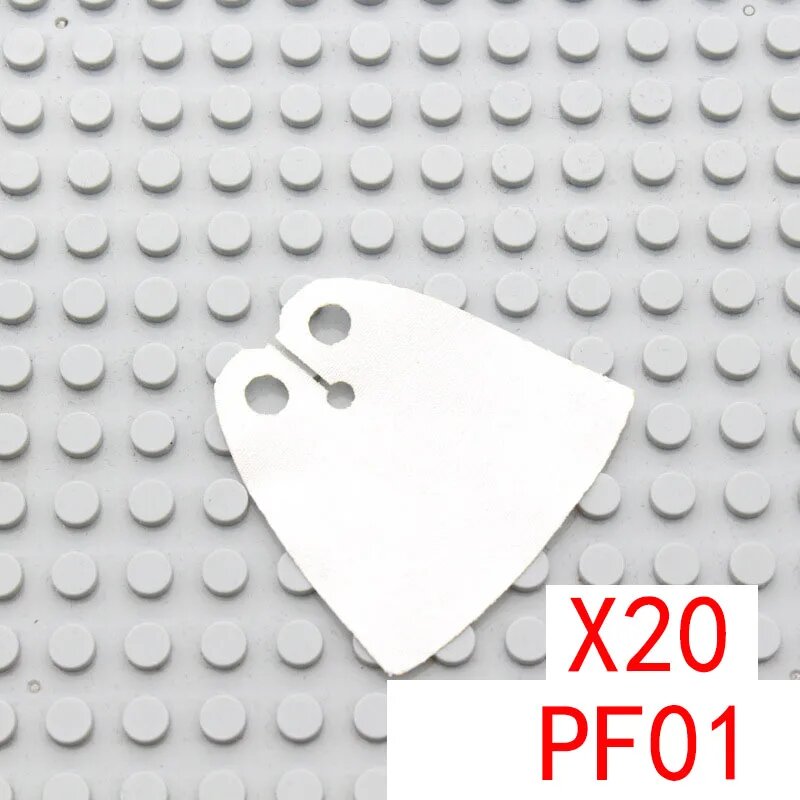 Конструктор BRICKPANDA мини-кирпичики солдаты пластик черный многоцветный PF01-White-20PCS