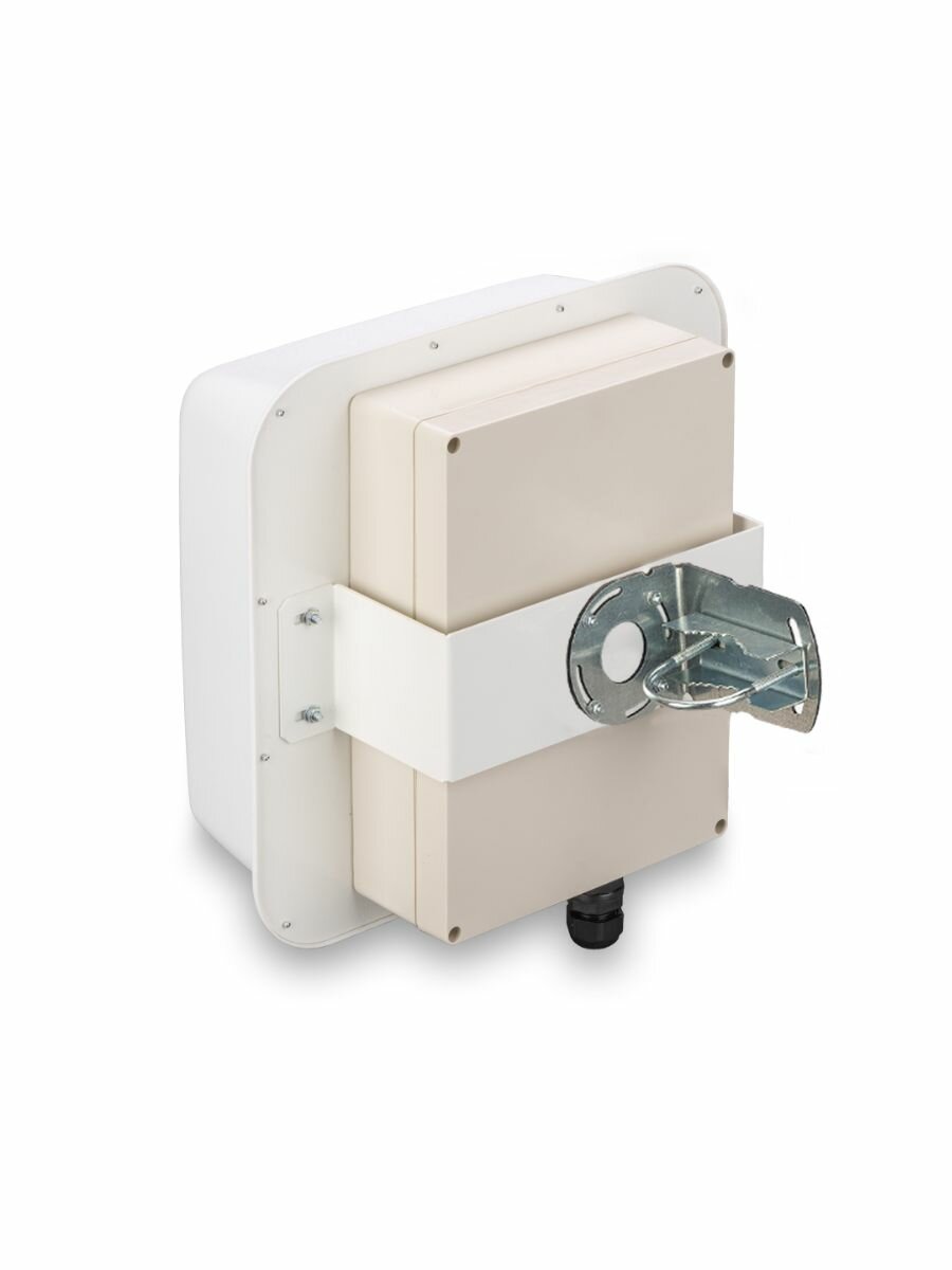 Универсальная 3G 4G панельная MIMO антенна Kroks KAA15-700/2700 BOX для усиления Сигнала мобильного интернета для USB модема или Роутера