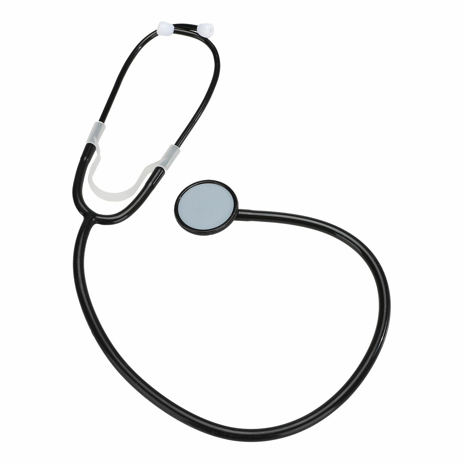 Детская игрушка-симулятор стетоскопа, настоящий рабочий стетоскоп для медсестер для детских ролевых игр, черный, образовательное медицинское игровое оборудование