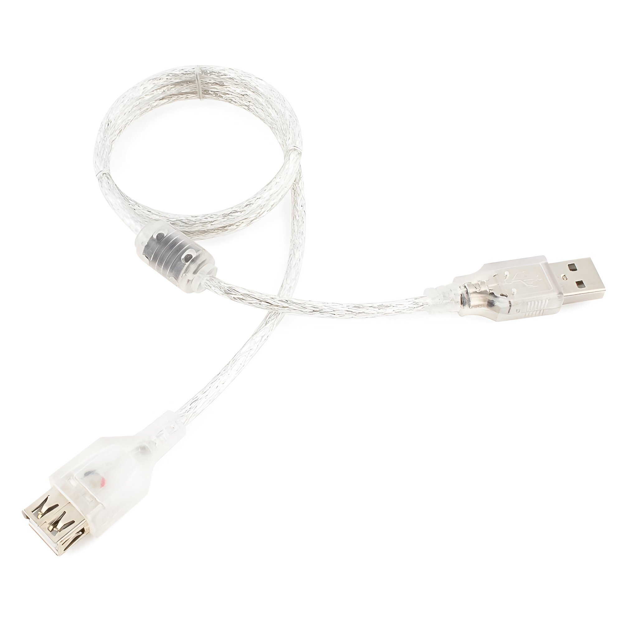 Кабель-удлинитель USB 2.0 Cablexpert AM/AF двойное экранирование Pro длина 0.75м